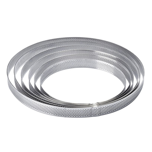 Round Microperforated Stainless Steel Bands Ø 150 x h 20 mm - 2/4 ...